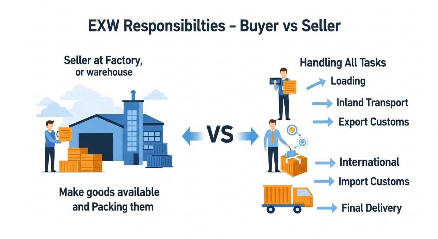 Full Guide to Exw incoterm Price Shipping Risks